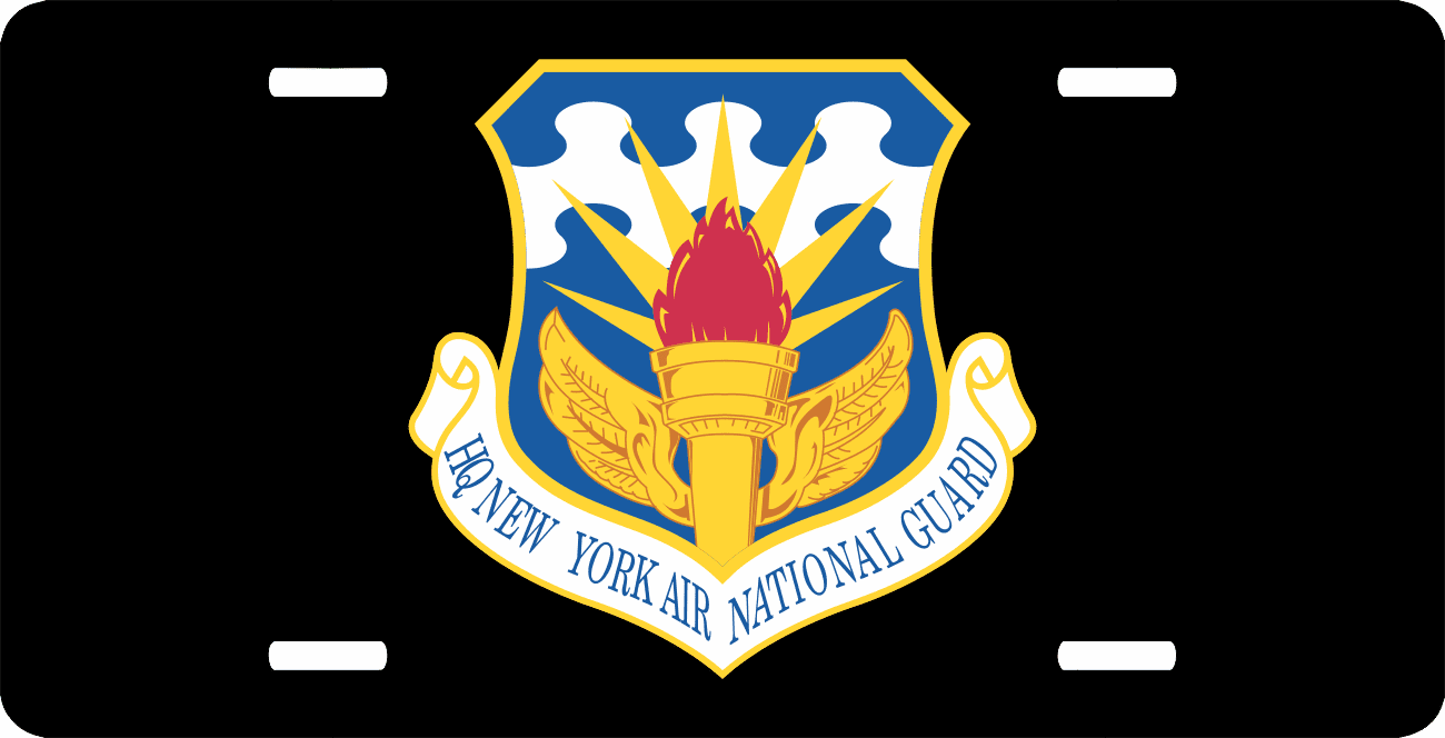 U.S. Air Force Headquarters New York Air National Guard License Plate
