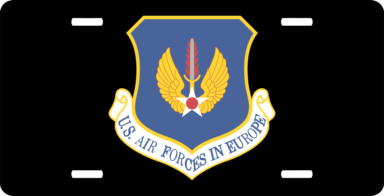 U.S. Air Force In Europe Command License Plate