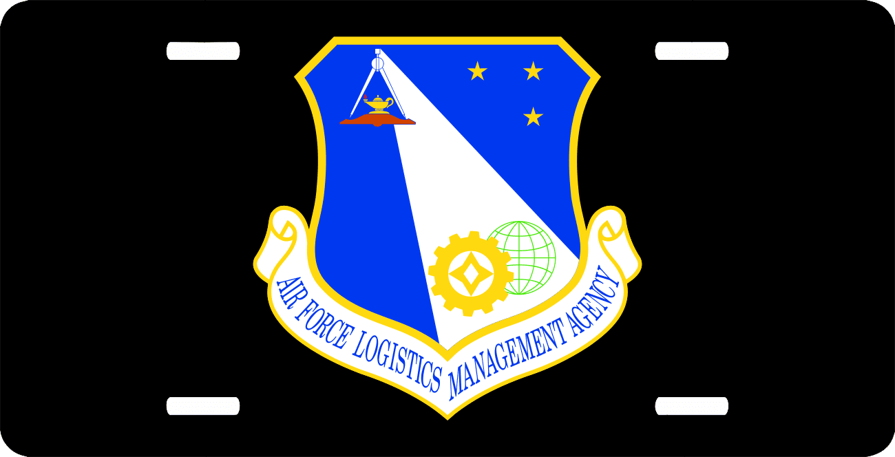 U.S. Air Force Logistics Management Agency License Plate