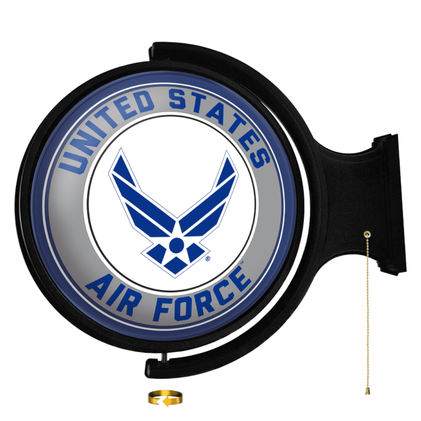 US Air Force: Original Round Rotating Lighted Wall Sign
