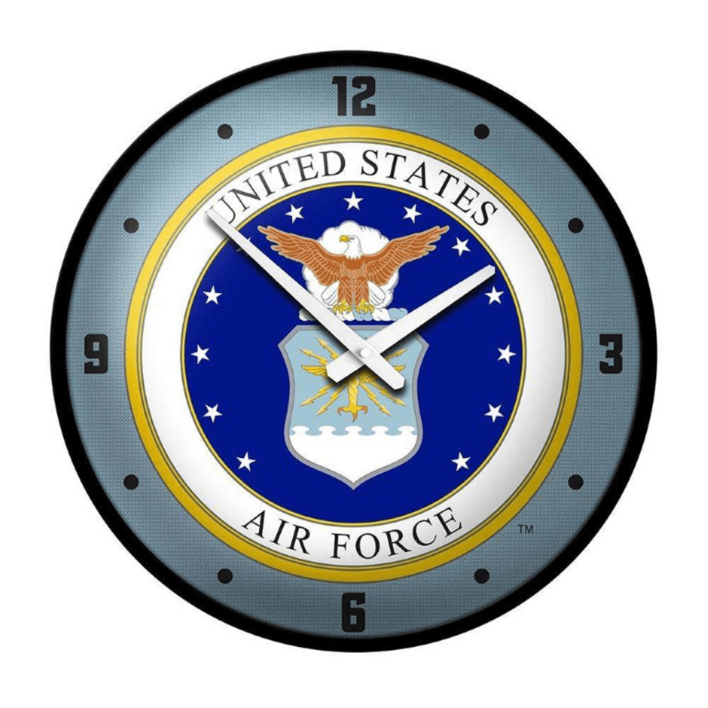US Air Force: Seal - Modern Disc Wall Clock