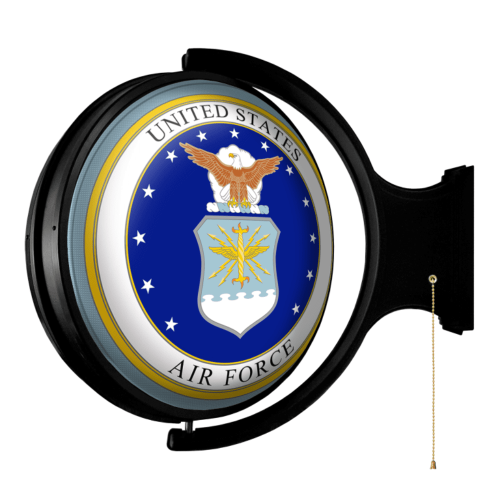 US Air Force: Seal - Original Round Rotating Lighted Wall Sign