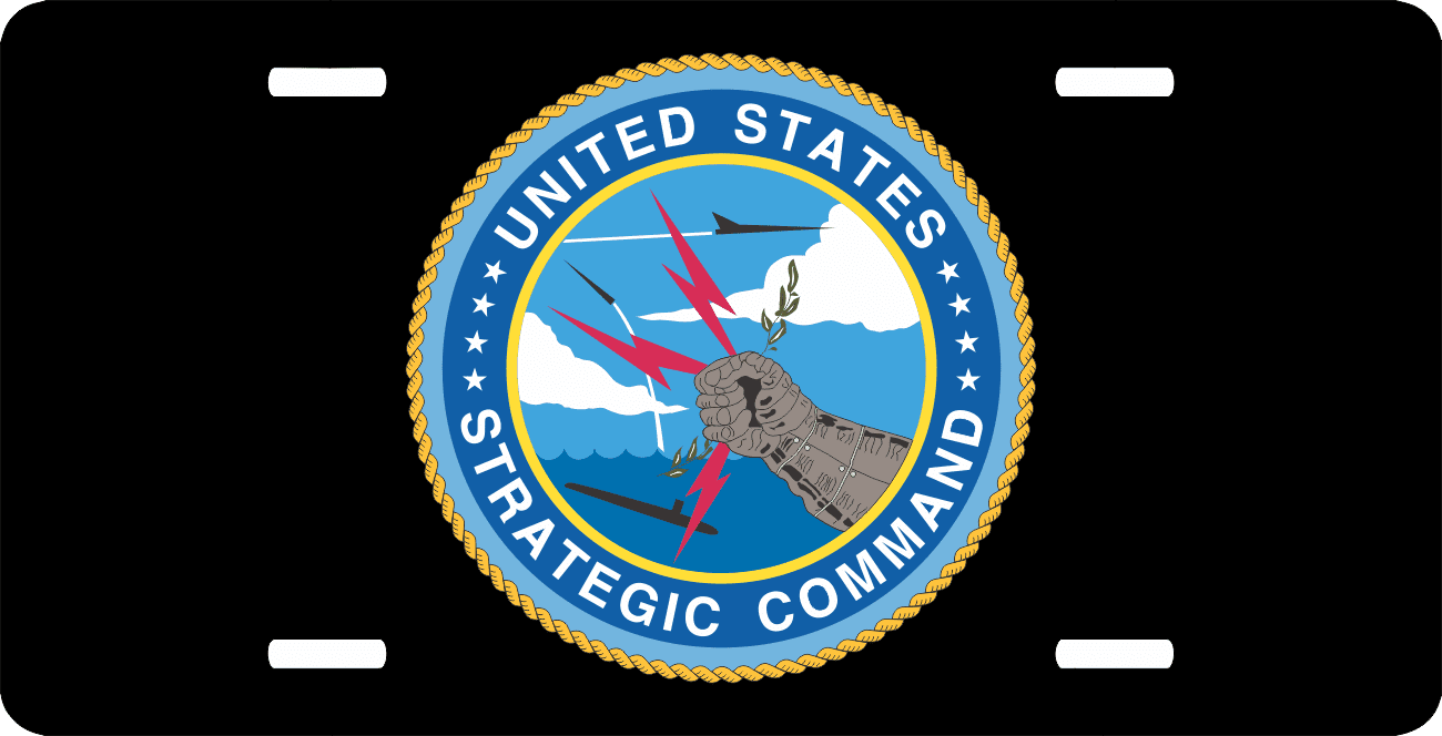 U.S. Air Force Strategic Command License Plate