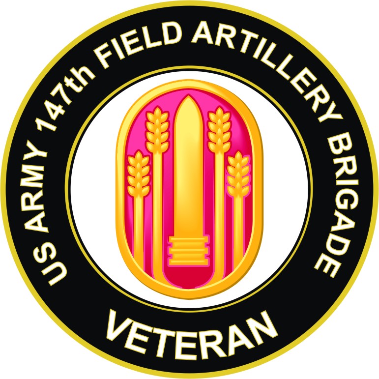 U.S. Army 147th Field Artillery Brigade Veteran Sticker Decal