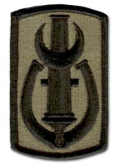 US ARMY 151ST FIELD ARTILLERY BRIGADE SUBDUED 2½" MILITARY PATCH
