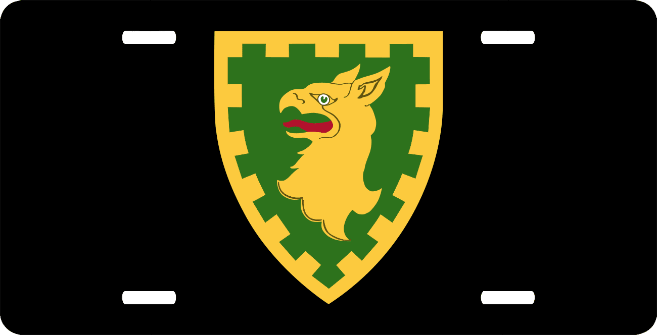 U.S. Army 15th Military Police Brigade License Plate