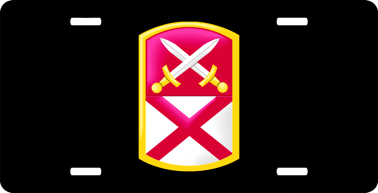 U.S. Army 167th Support Command License Plate