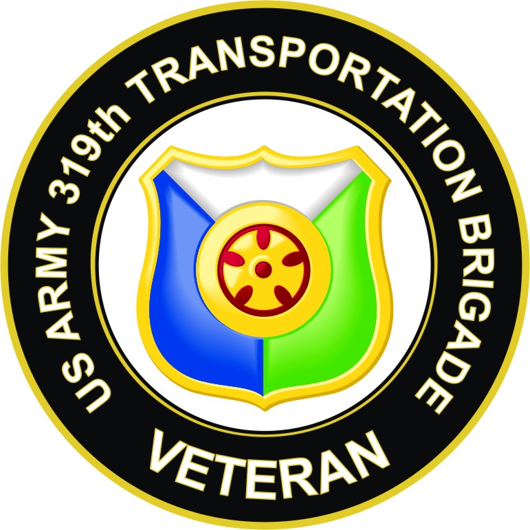 U.S. Army 319th Transportation Brigade Veteran Sticker Decal