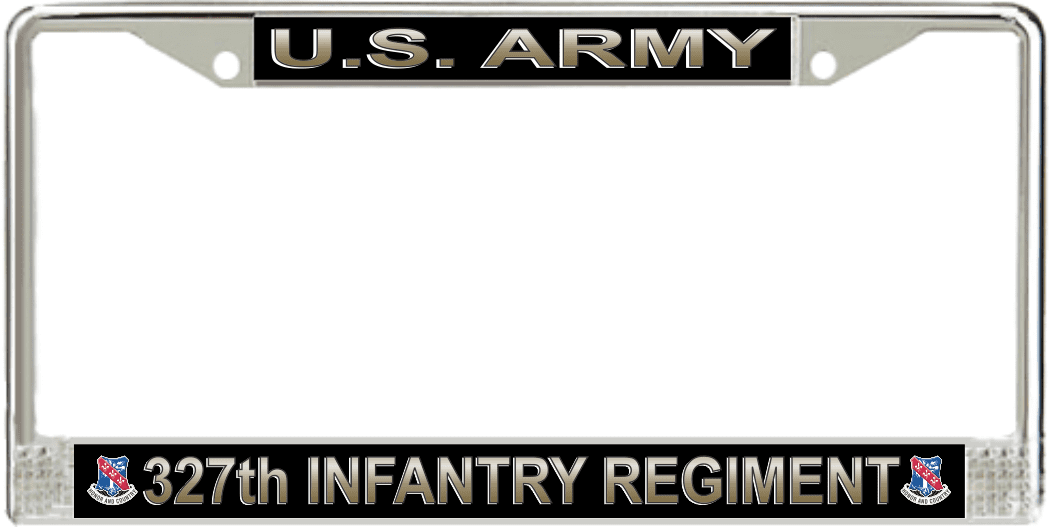 U.S. Army 327th Infantry Brigade License Plate Frame