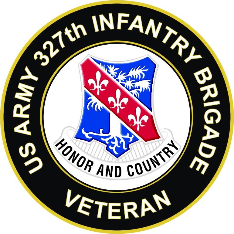 U.S. Army 327th Infantry Brigade Veteran Sticker Decal