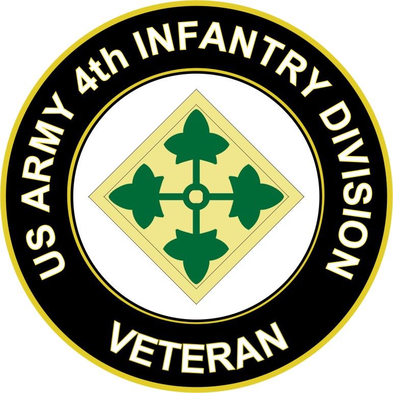U.S. Army 4th Infantry Division Veteran Sticker Decal
