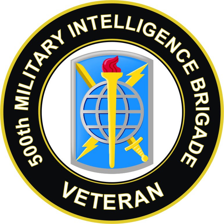 U.S. Army 500th Military Intelligence Brigade Veteran Sticker Decal