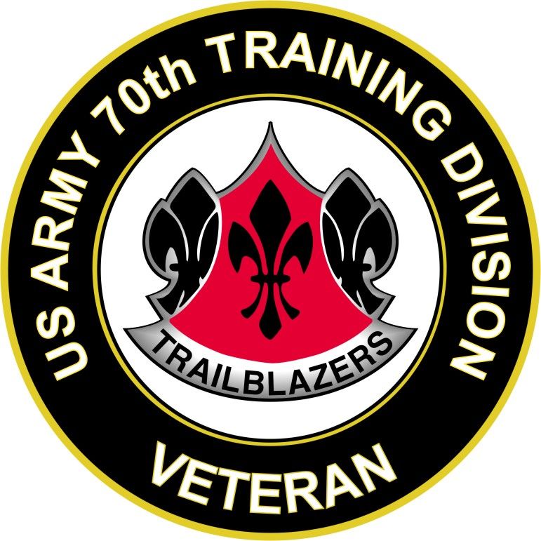U.S. Army 70th Training Division Unit Crest Veteran Sticker Decal