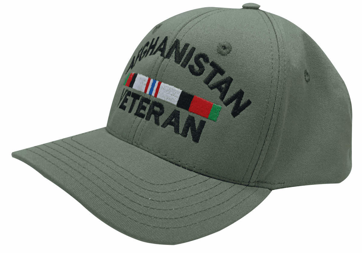 U.S. Army Afghanistan Veteran OD Green Cap