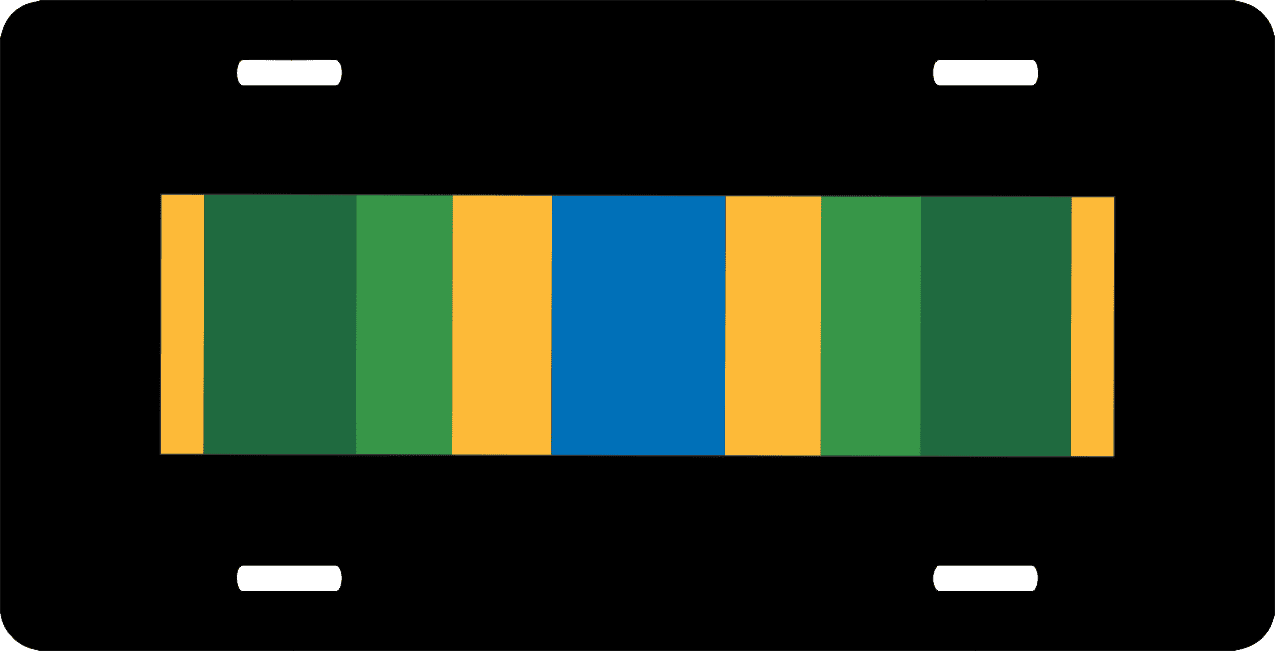 U.S. Army Armed Forces Service Ribbon License Plate