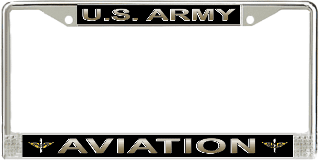 U.S. Army Aviation License Plate Frame