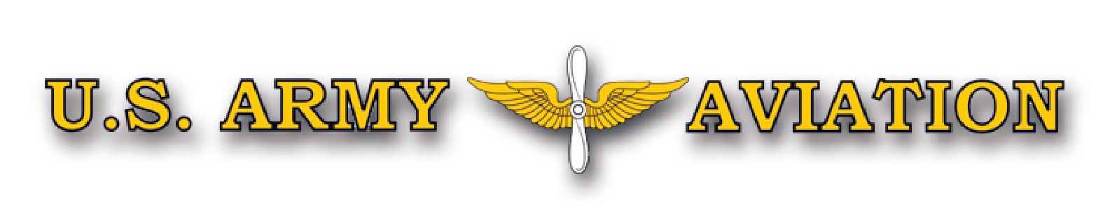 U.S. Army AVIATION WINDOW STRIP DECAL