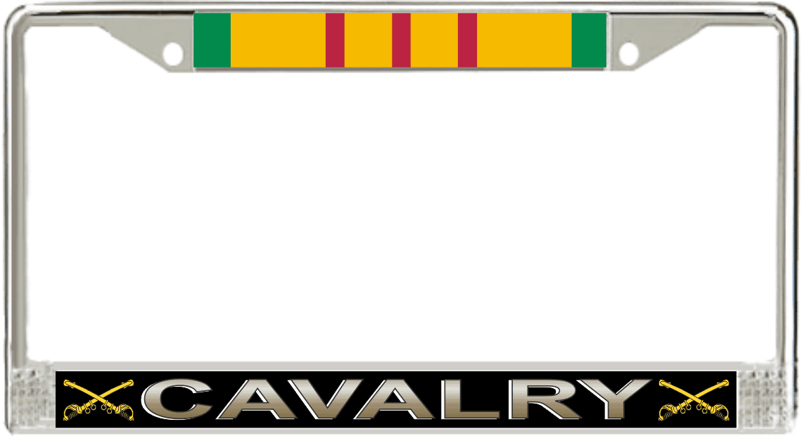 U.S. Army Cavalry Vietnam Veteran License Plate Frame