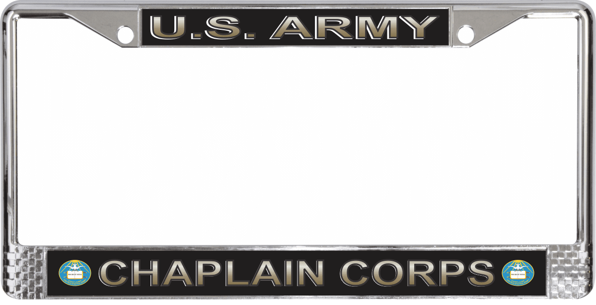 U.S. Army Chaplain Corps License Plate Frame