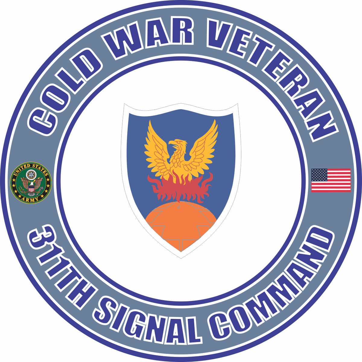 U.S. Army Cold War 311th Signal Command Veteran Decal