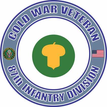 U.S. Army Cold War 87th Division Veteran Decal