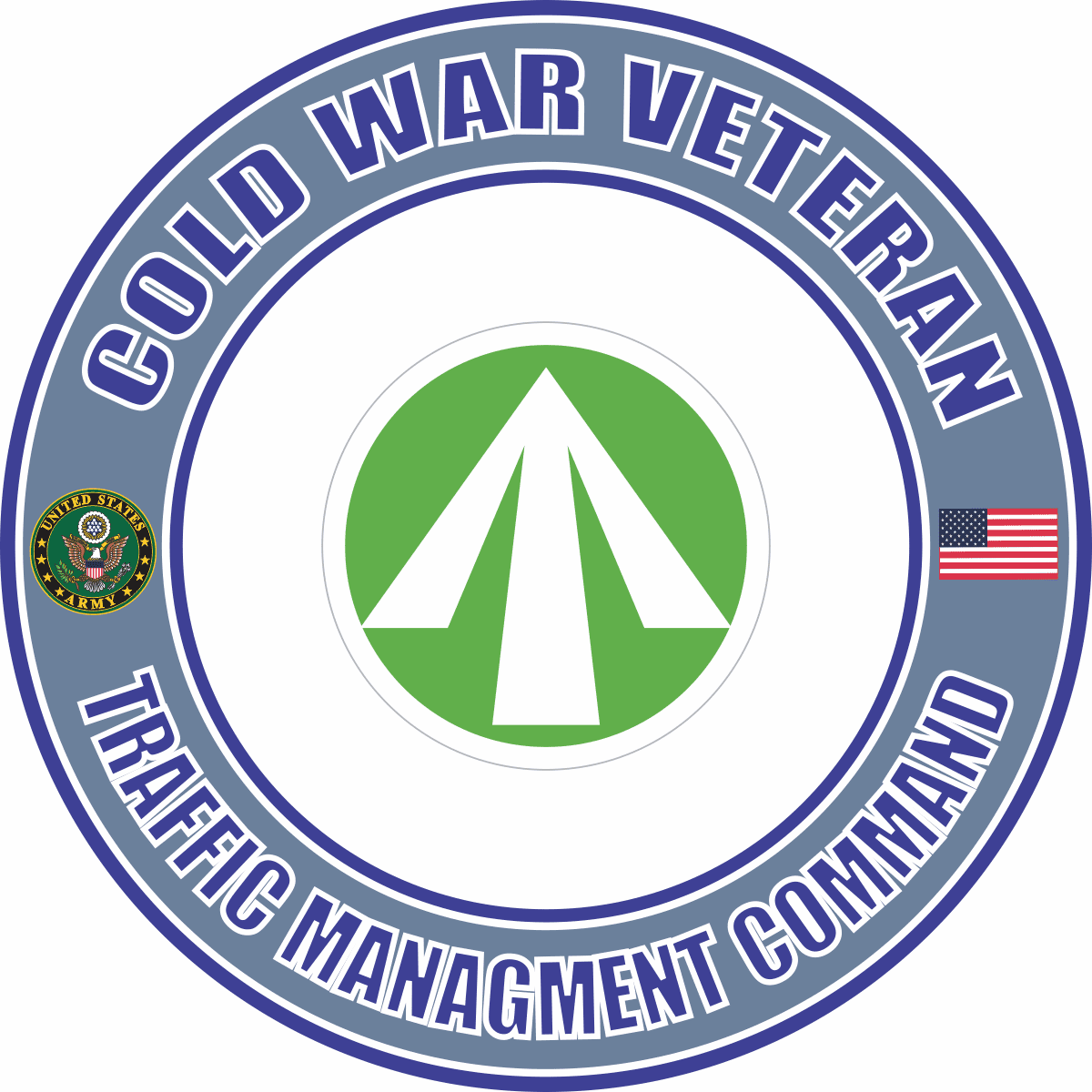 U.S. Army Cold War Military Traffic Management Command Veteran Decal