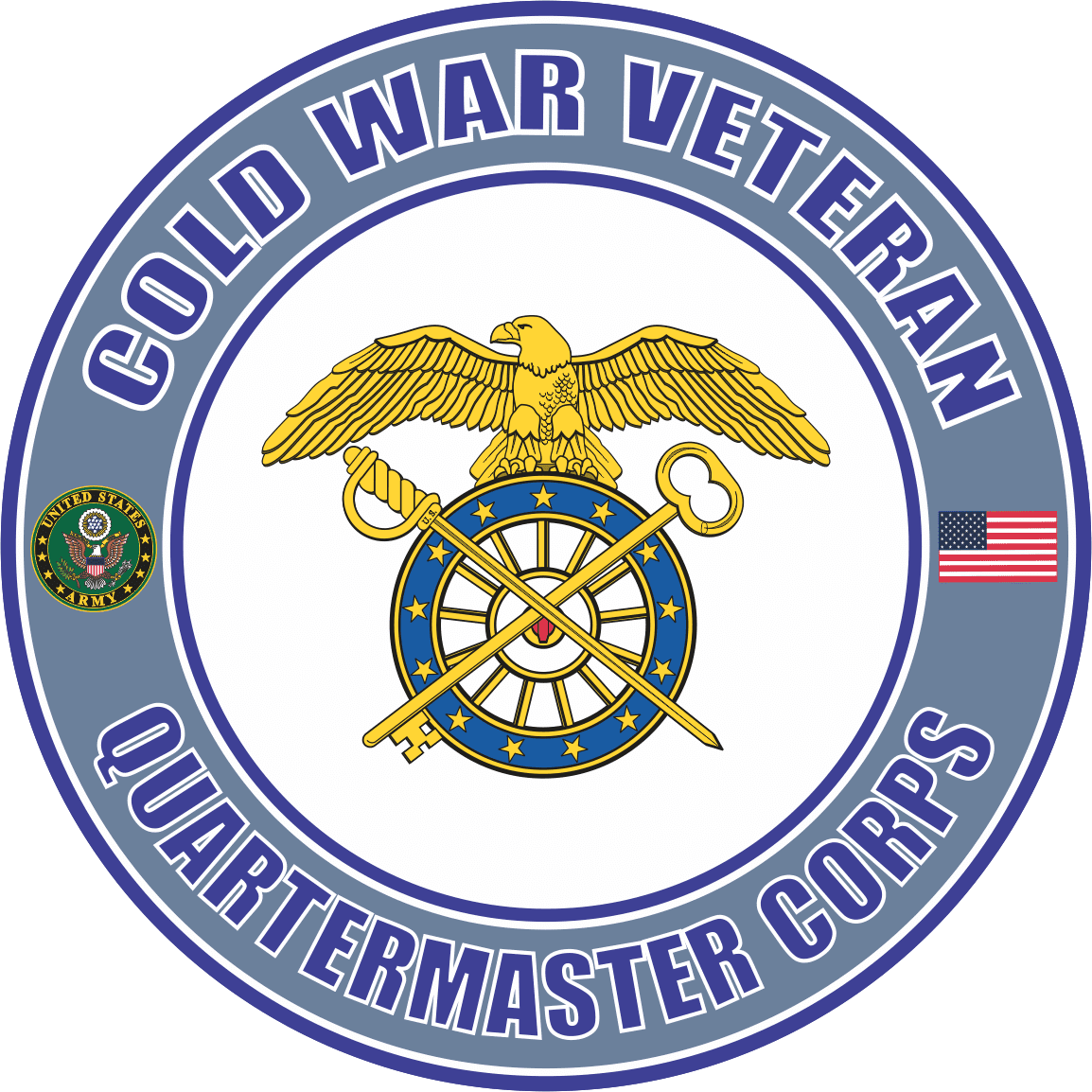 U.S. Army Cold War Quartermaster Corps Veteran Decal