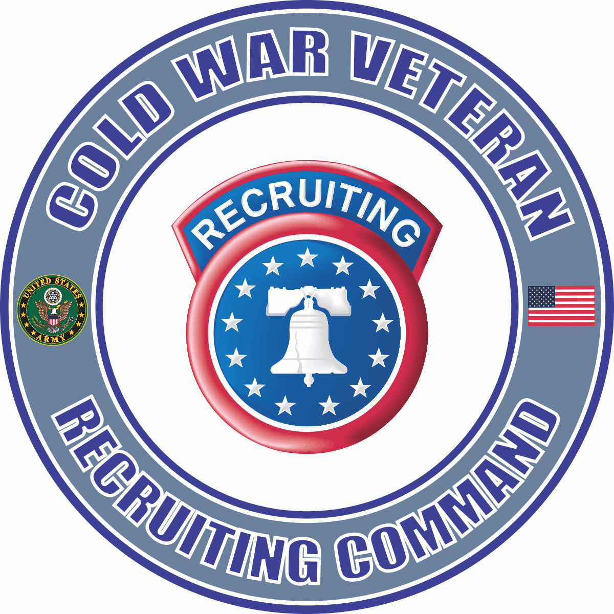 U.S. Army Cold War Recruiting Command Veteran Decal