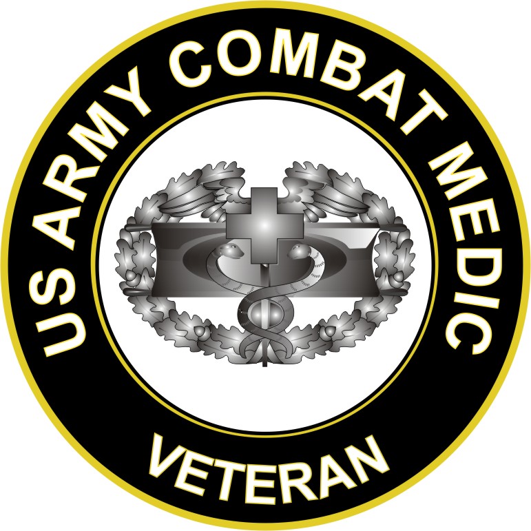 U.S. Army Combat Medic Veteran Sticker Decal