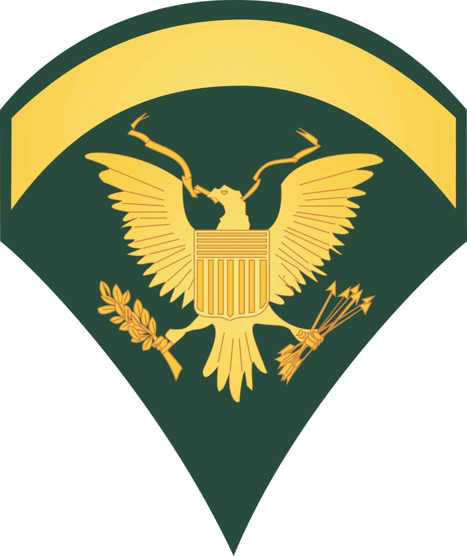 U.S. Army E-5 Specialist Decal