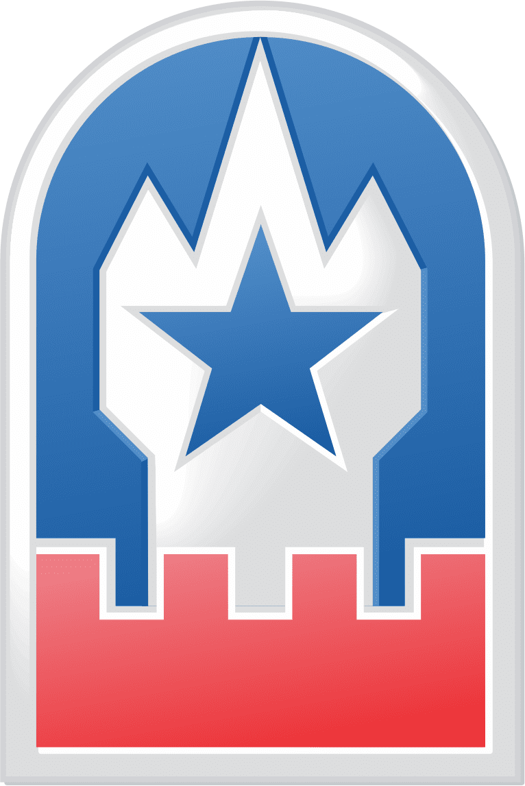 U.S. Army Engineer Command Patch Vinyl Transfer Decal