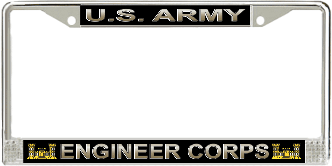 U.S. Army Engineer Corps License Plate Frame