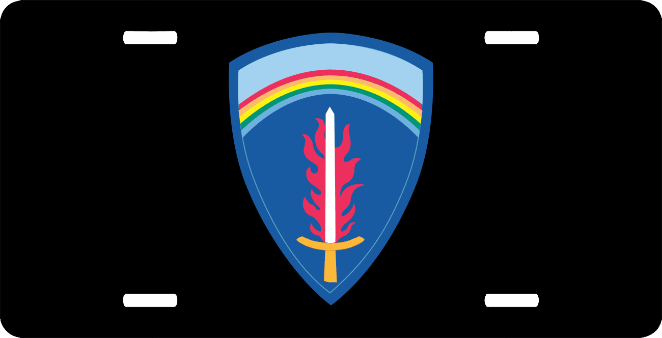 U.S. Army Europe Command License Plate