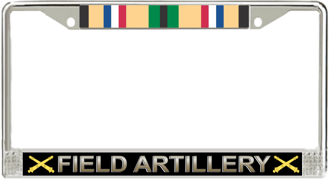 U.S. Army Field Artillery Gulf War Veteran License Plate Frame