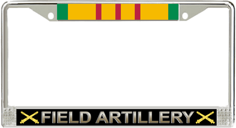 U.S. Army Field Artillery Vietnam Veteran License Plate Frame