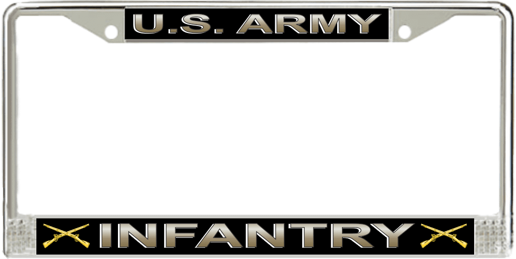 U.S. Army Infantry License Plate Frame