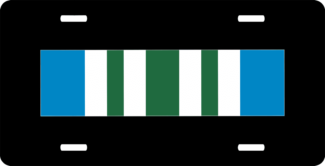 U.S. Army Joint Service Commendation Medal Ribbon License Plate