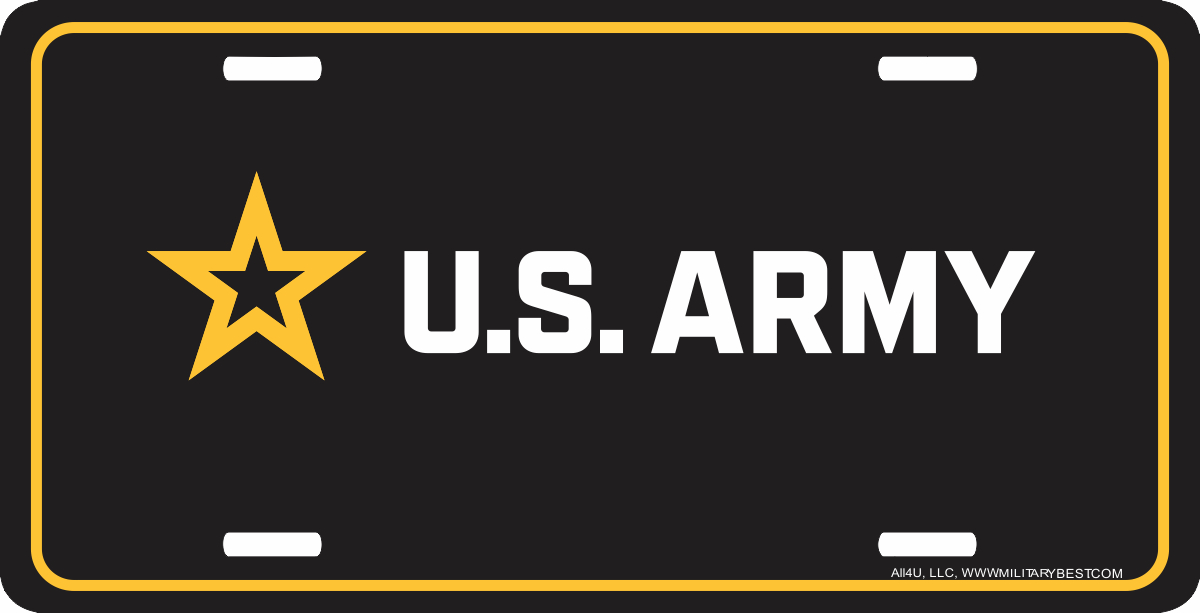 U.S. Army Logo License Plate