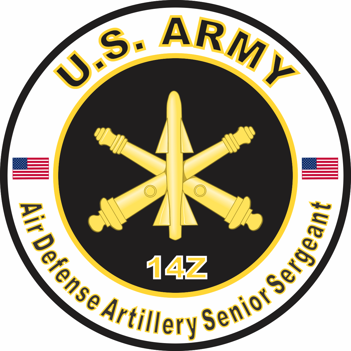 U.S. Army MOS 14Z Air Defense Artillery Senior Sergeant