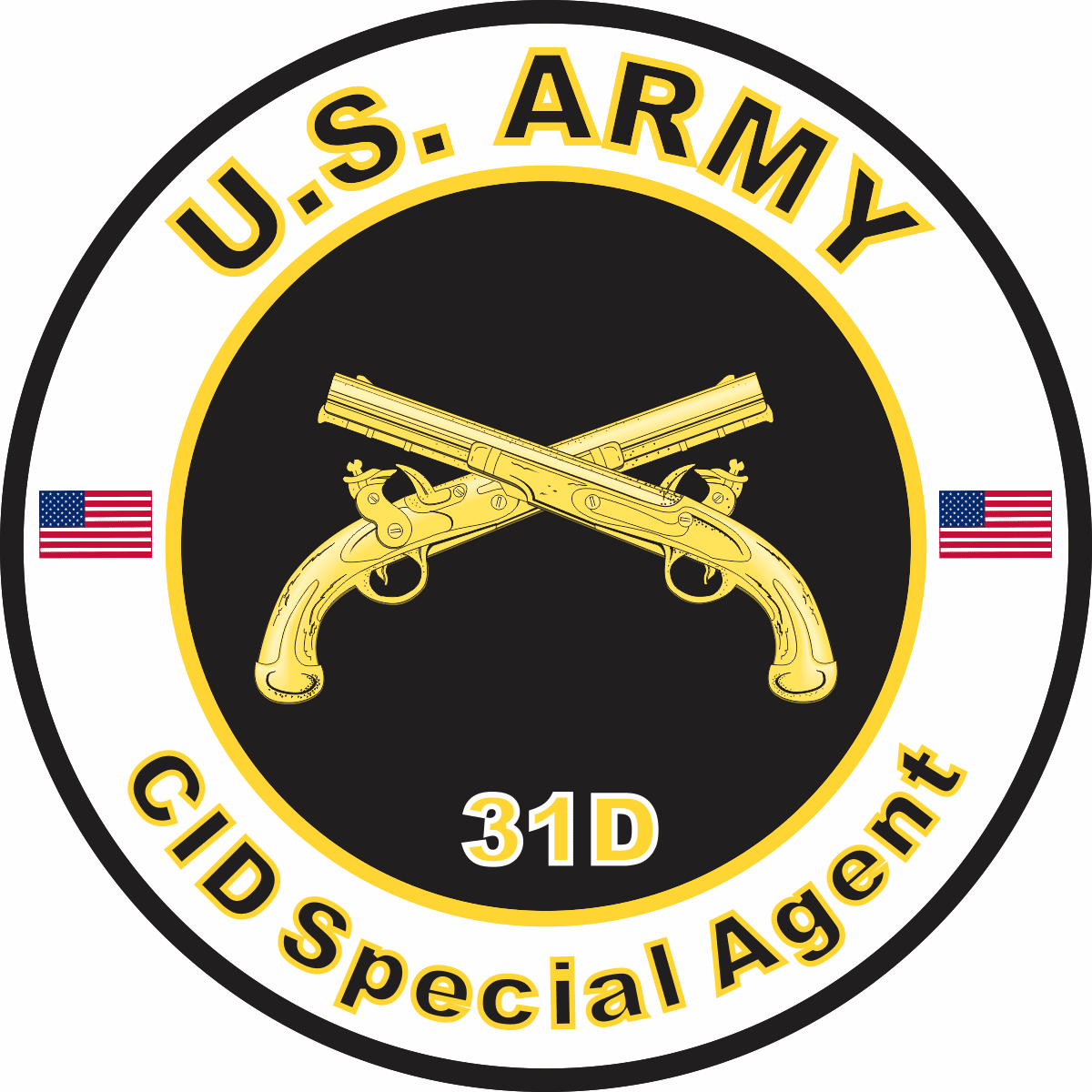 U.S. Army MOS 31D CID Special Agent