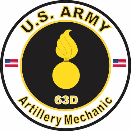 U.S. Army MOS 63D Artillery Mechanic