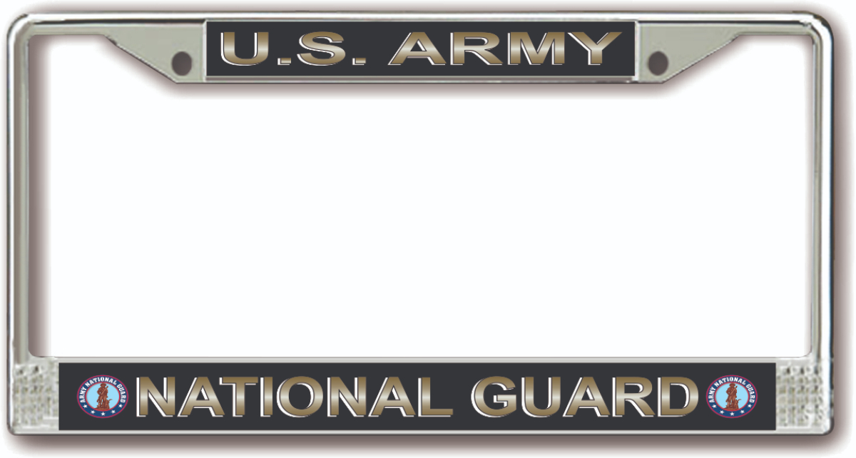 U.S. Army National Guard License Plate Frame