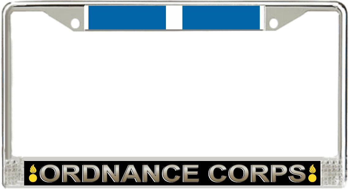 U.S. Army Ordnance Corps Korea Veteran License Plate Frame
