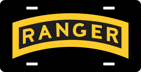 U.S. Army Ranger License Plate