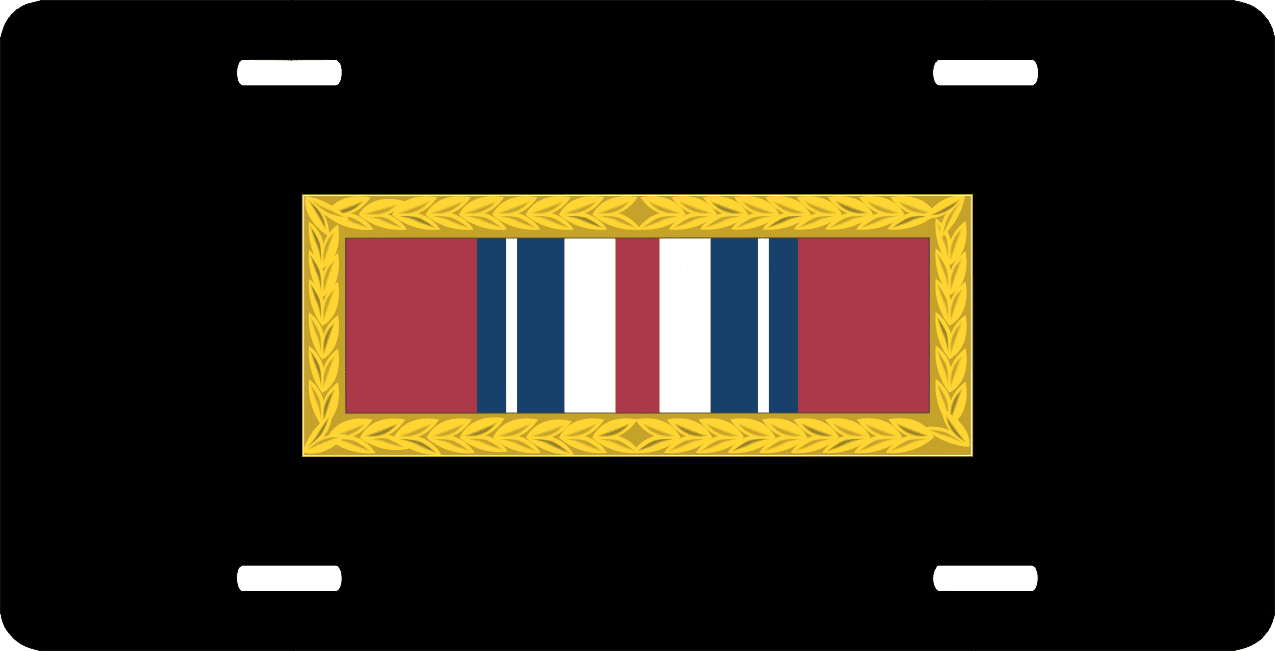 U.S. Army Valorous Unit Award Ribbon License Plate