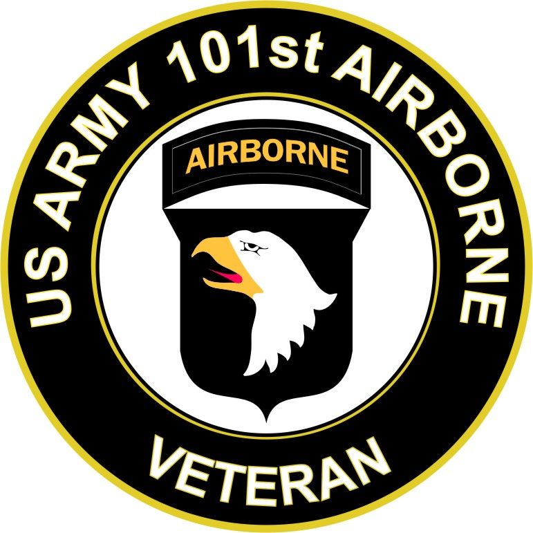 U.S. Army Veteran 101st Airborne Division Sticker Decal