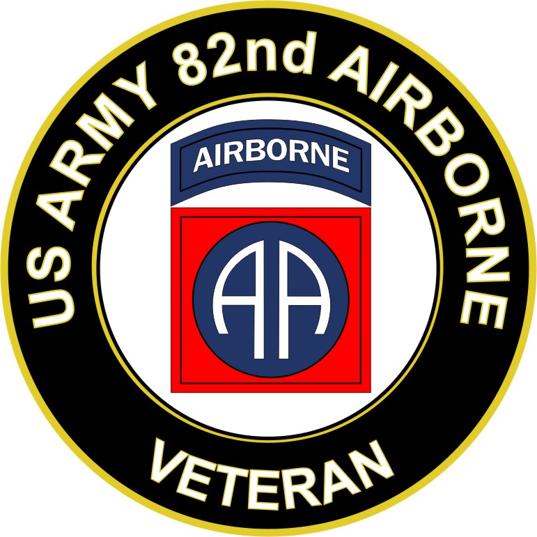 U.S. Army Veteran 82nd Airborne Sticker Decal