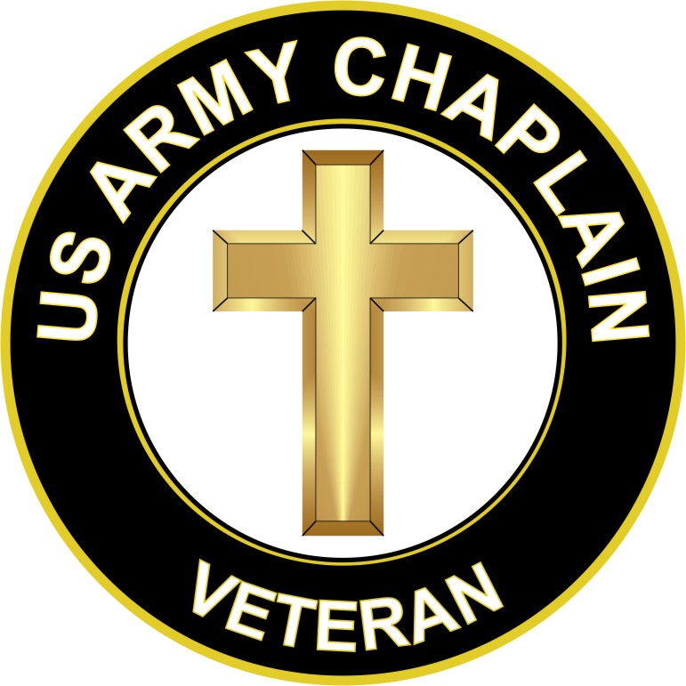 U.S. Army Veteran Army Chaplain Christian Sticker Decal