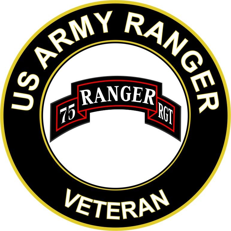 U.S. Army Veteran Airborne Rangers Sticker Decal