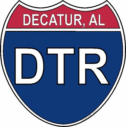 US Interstate Sticker Decatur Interstate Sticker